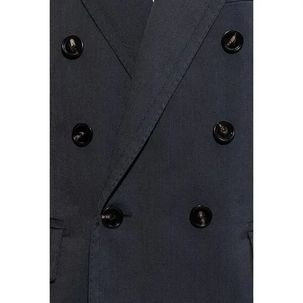 Bottega Veneta Wool Twill Blazer - Blue