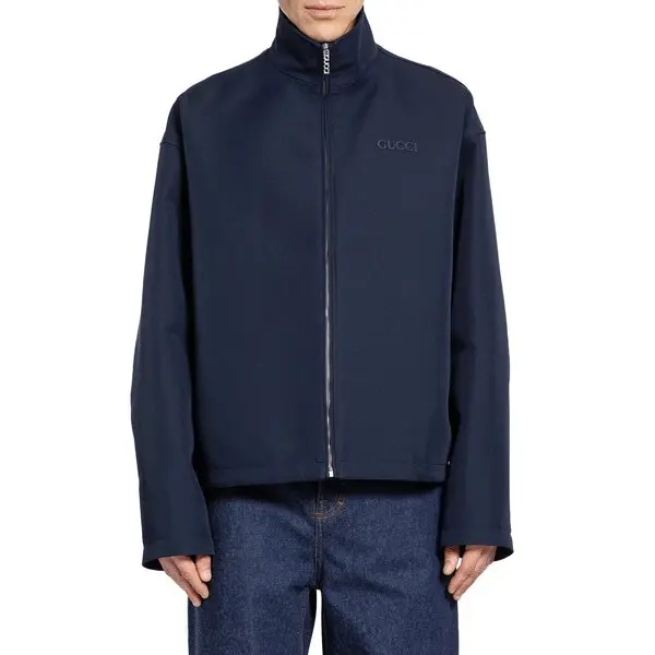 Gucci Wool Blend Jacket - Blue