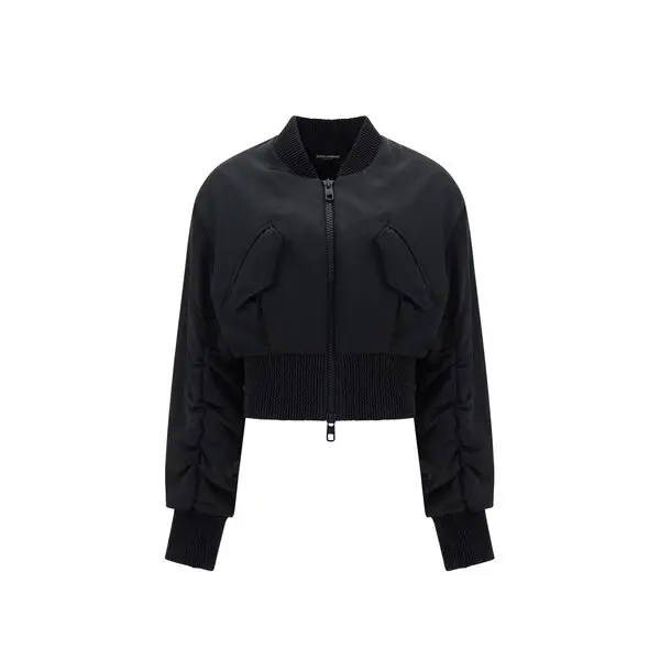 Dolce & Gabbana Cropped Bomber Jacket