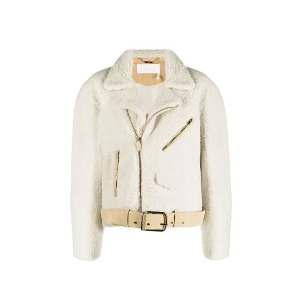 Chloé Faux Fur Jacket - Cream