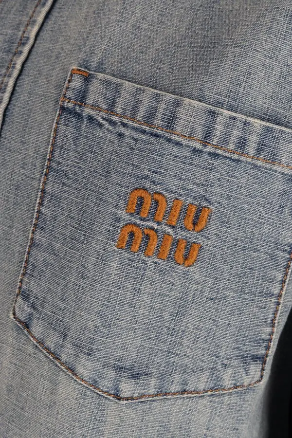 Miu Miu Denim Shirt - Multicolor