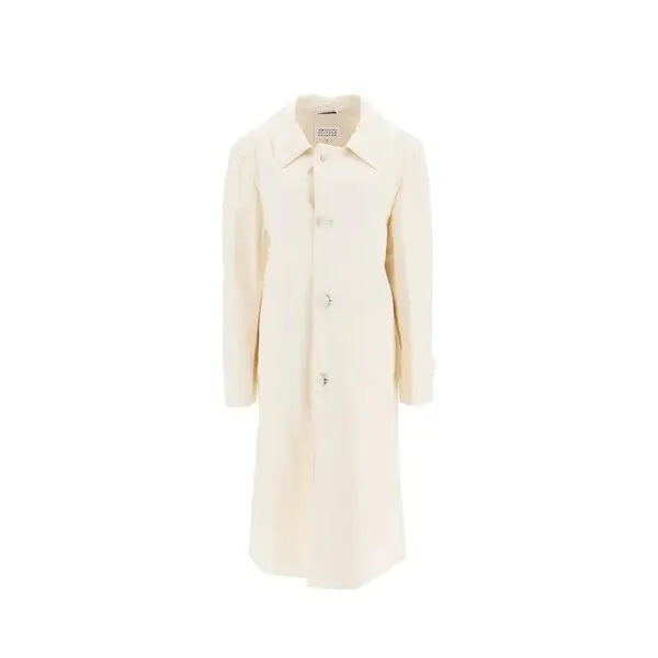 MAISON MARGIELA Cotton Coat - White