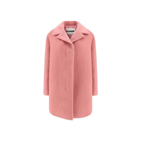 JIL SANDER Wool Kaban Coat - Pink