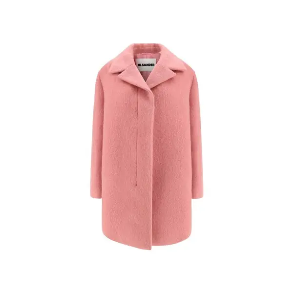JIL SANDER Wool Kaban Coat - Pink