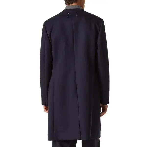 MAISON MARGIELA Wool Coat - Blue