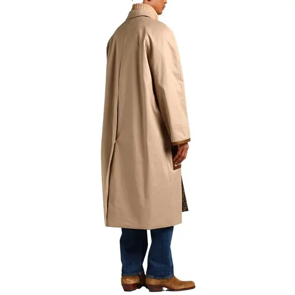 Fendi Reversible Cotton Trench Coat - Cream