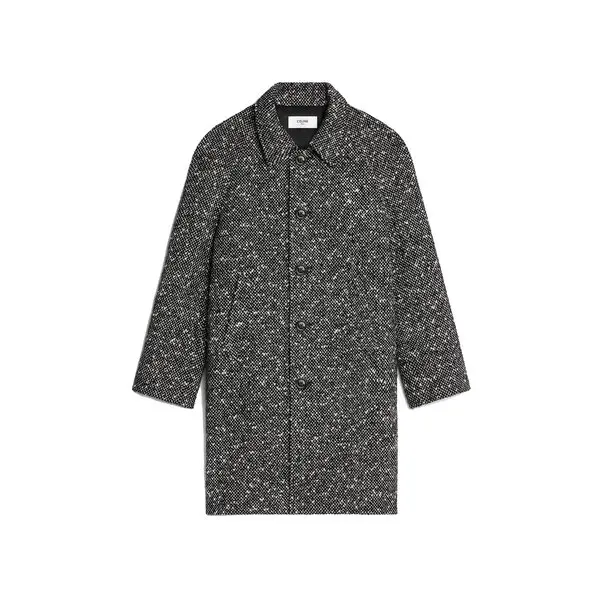 Celine Camden Wool Tweed Coat