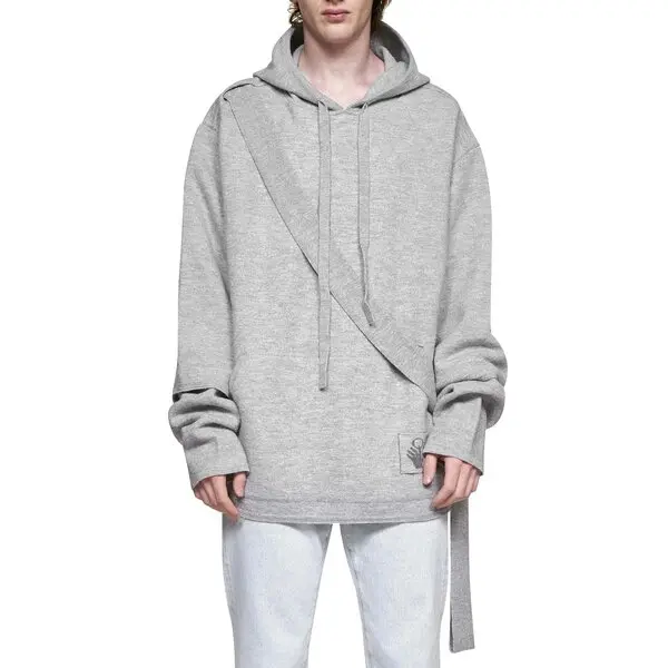 Off-White Wool Sweatshirt - Gray