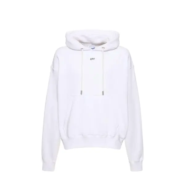 Off-White Off Stamp Skate Hoodie Sweatshirt - White