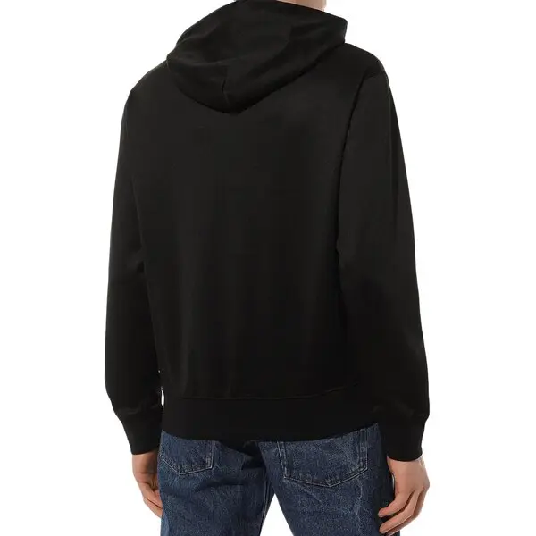 Off-White Hooded Logo Sweatshirt - Black