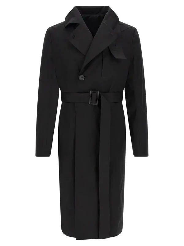 Rick Owens Mastodon' Trench Coat - Black