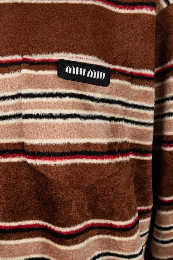 Miu Miu Striped Knitwear - Multicolor