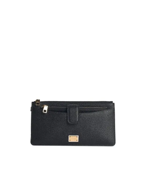 Dolce & Gabbana Leather Cardholder - Black