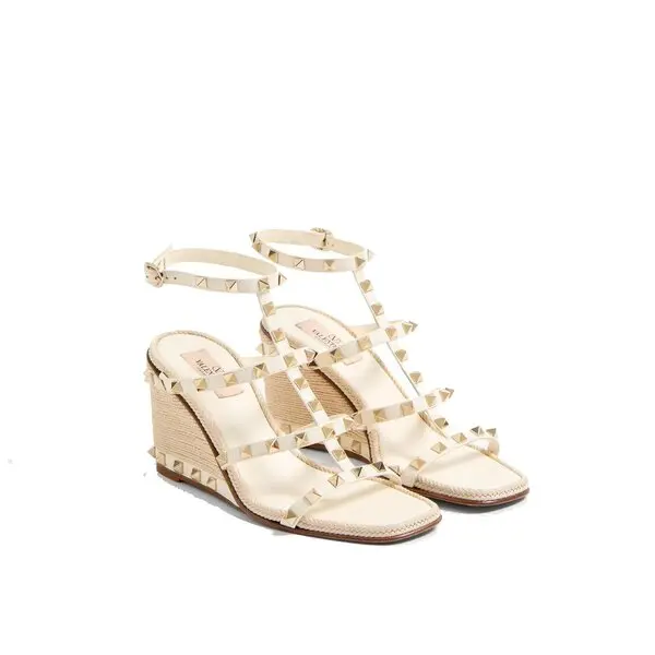 Valentino Garavani Rockstud Wedge Sandals