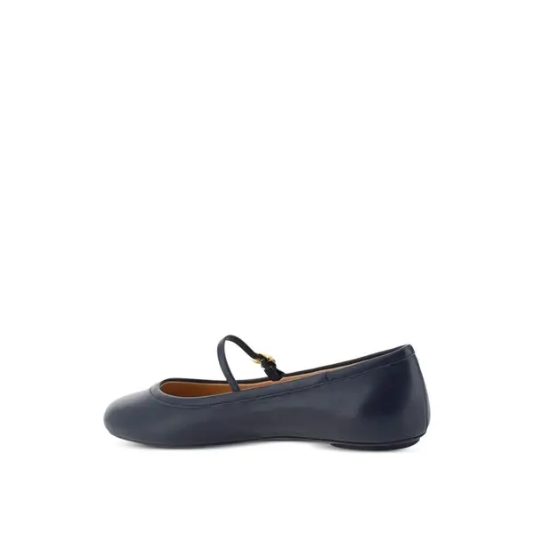 GIANVITO ROSSI Carla Ballerina Flats - Blue