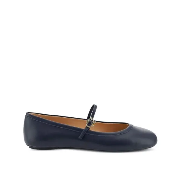 GIANVITO ROSSI Carla Ballerina Flats - Blue