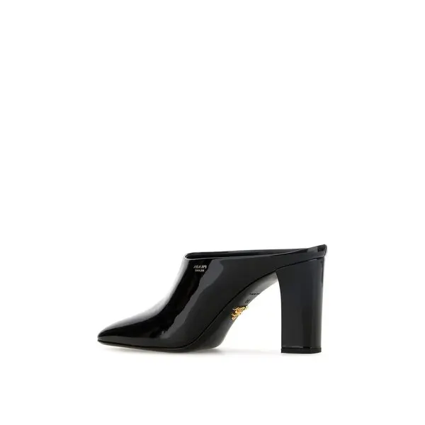 Prada Leather Mules 85mm