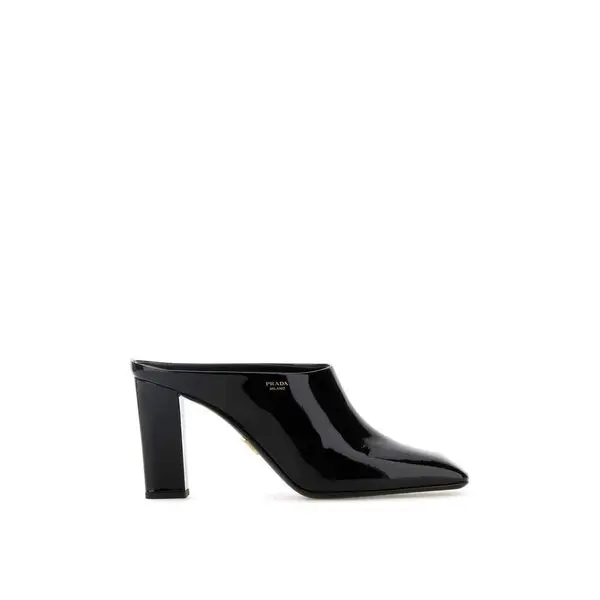 Prada Leather Mules 85mm