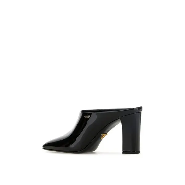 Prada Leather Mules 85mm