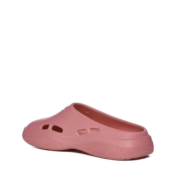 Prada Mellow Rubber Mules - Pink