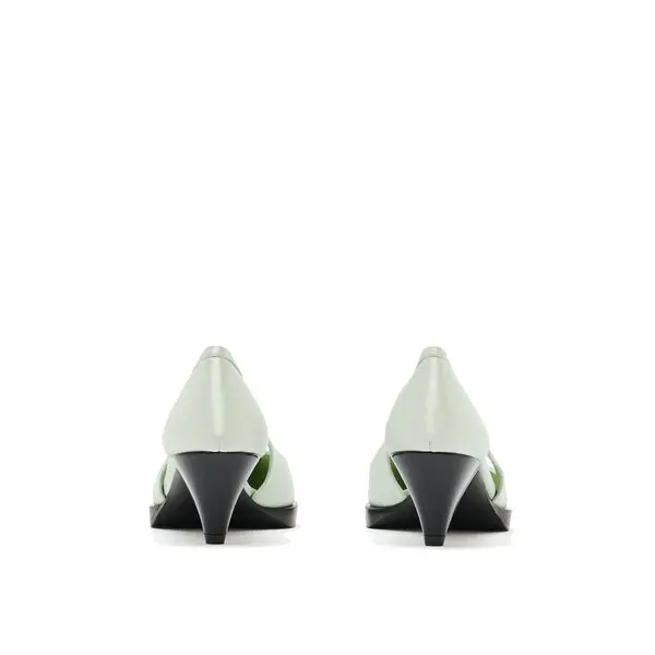 Prada Cut-out Satin Pumps