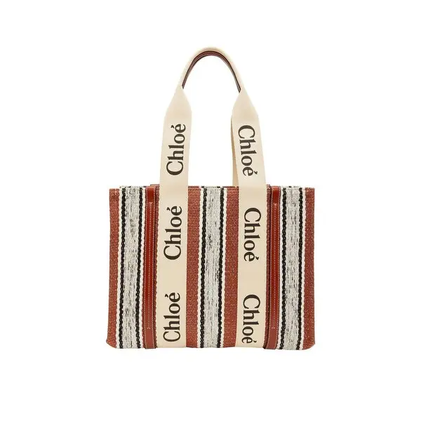 Chloé Medium Woody Tote Bag - Brown