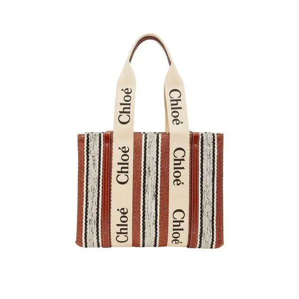 Chloé Woody Tote Bag - Brown