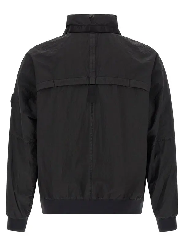 Stone Island Nylon Metal Watro Bomber Jacket - Black