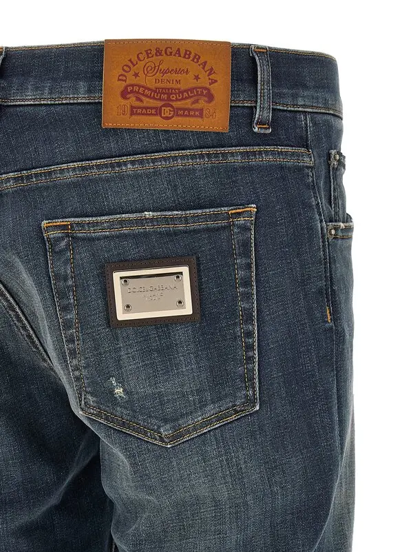 Dolce & Gabbana Used Effect Jeans