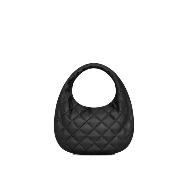 Saint Laurent Icarino Quilted Handbag - Black