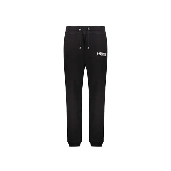 Balmain Logo Jogging Pants - Black
