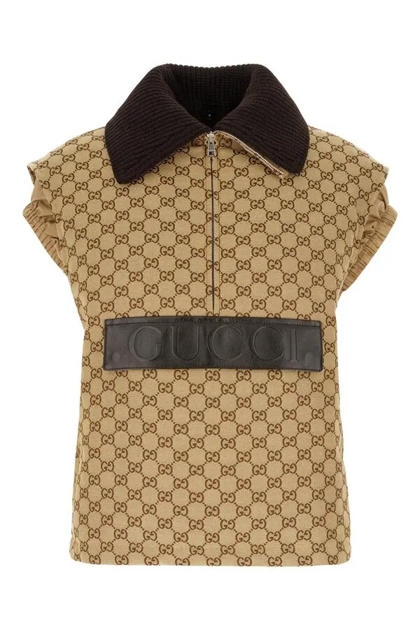 Gucci Monogram Patterned Vest - Multicolor