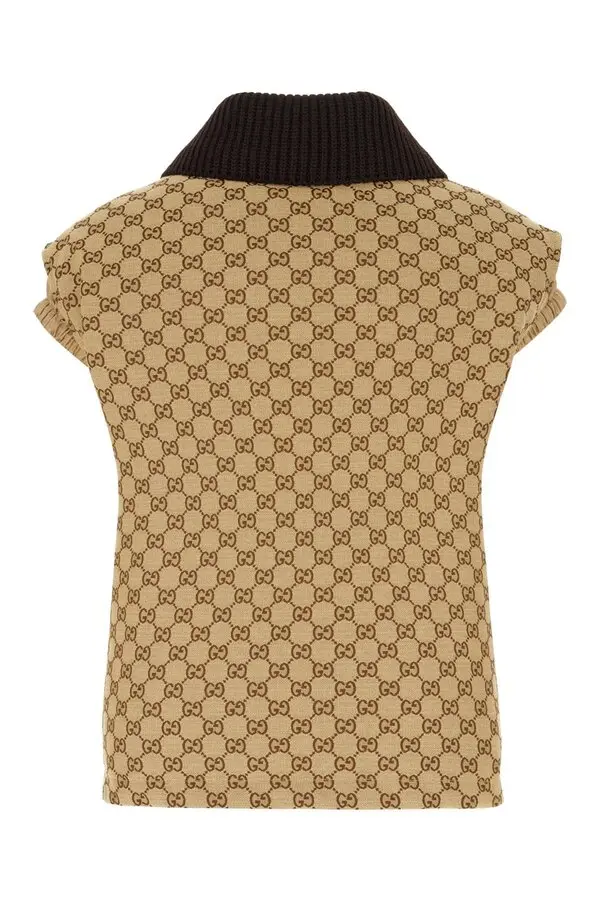 Gucci Monogram Patterned Vest - Multicolor