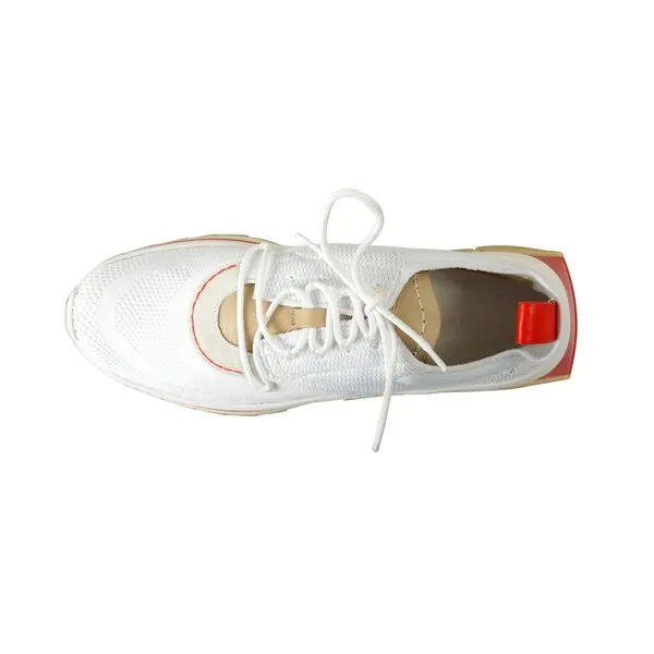 FERRAGAMO Nima Knit Sneakers - White