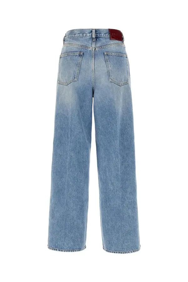Gucci Wide Leg Jeans - Multicolor