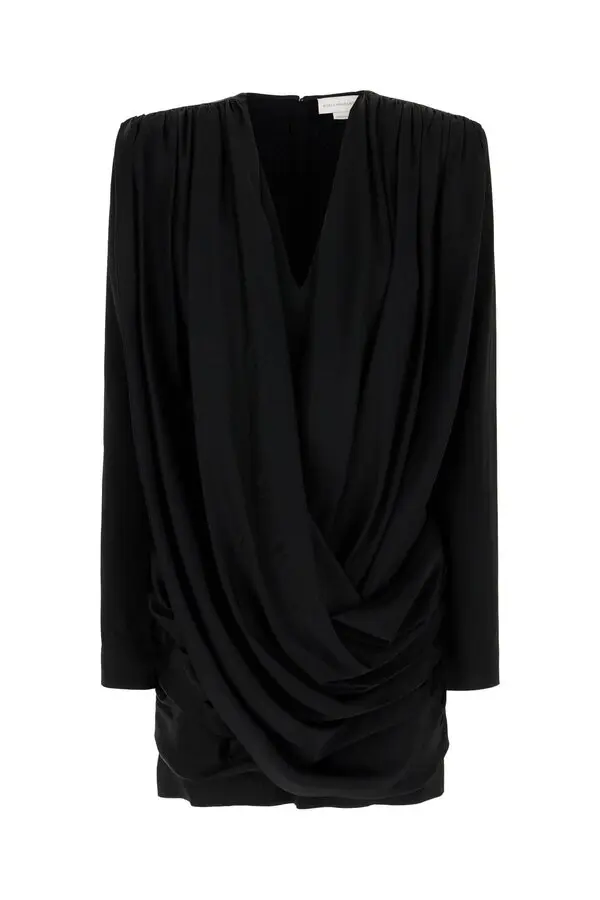 Stella McCartney Draped Long Sleeve Dress - Multicolor