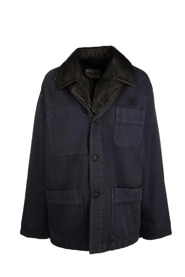 Miu Miu Collared Jacket - Multicolor