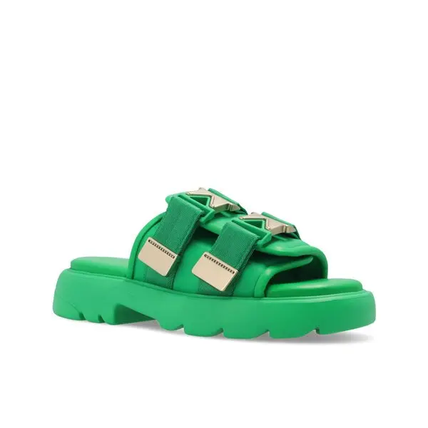 Bottega Veneta Flash Slides - Green