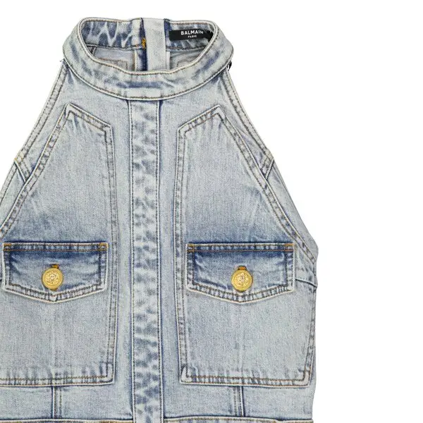 Balmain Denim Mini Dress