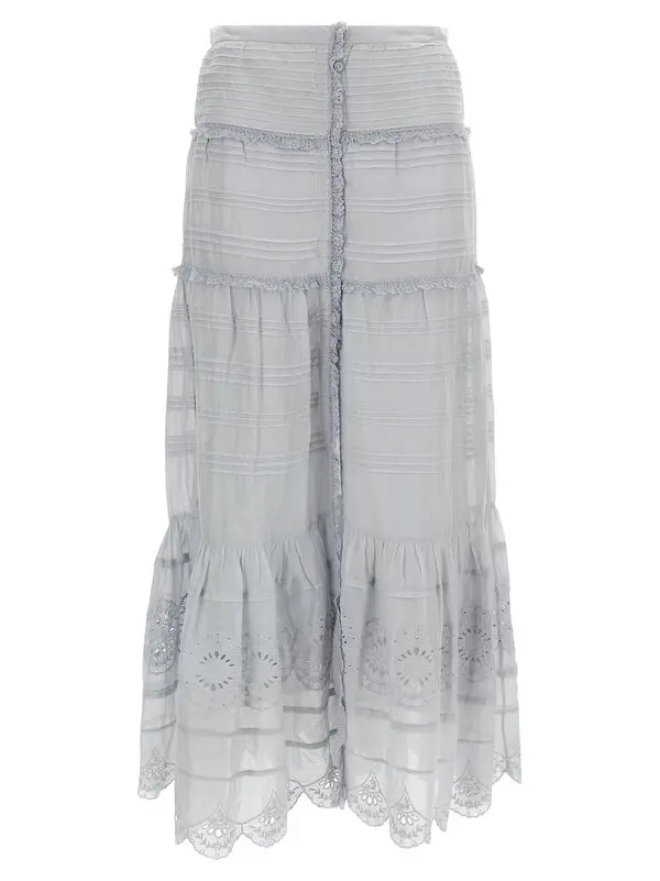 Isabel Marant Étoile Paoline Long Skirt - Blue