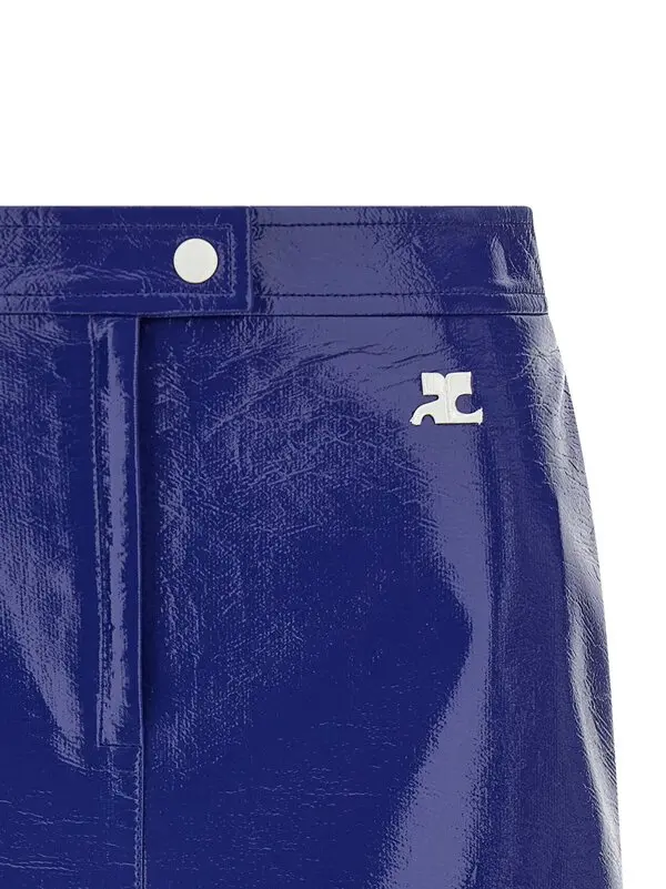 COURREGES Reedition Vinyl' Skirt