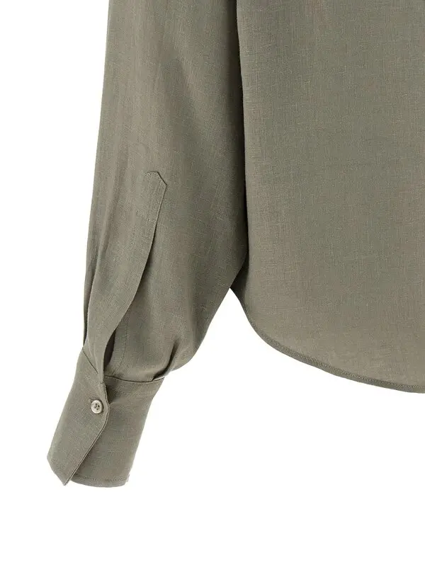 Brunello Cucinelli Sequin Collar Blouse