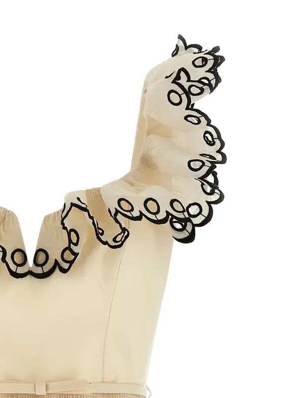 Zimmermann Embroidered Frilled Mini' Dress