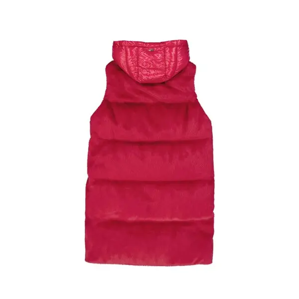 Herno Padded Faux Fur Vest Coat