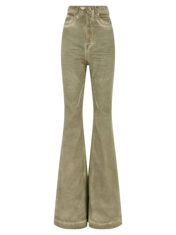 Rick Owens Bolan Bootcut' Jeans - Cream