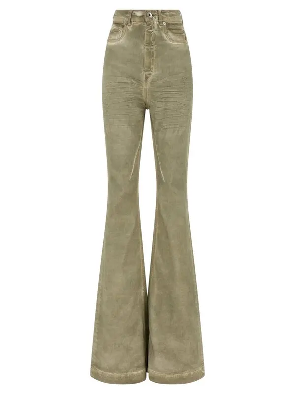 Rick Owens Bolan Bootcut Jeans - Cream