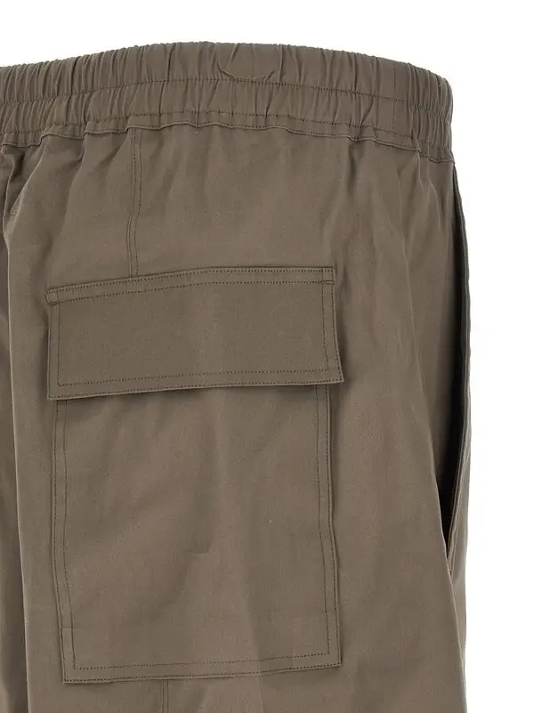 Rick Owens Cotton Poplin Drawstring Trousers