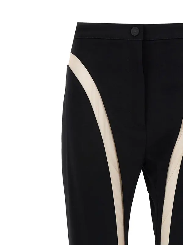 MUGLER Mesh Insert Leggings
