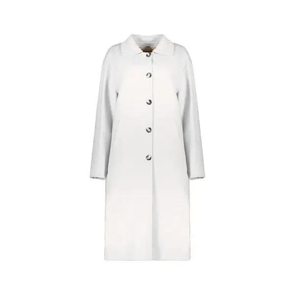 Herno Wool Coat - White