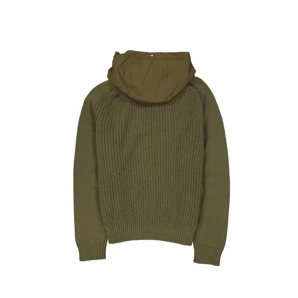 Herno Long-sleeved Hooded Jumper - Green